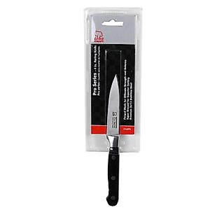 Chef Craft Pro Series Paring Knife, 4 inch blade 8 inches in length, Stainless Steel/Black