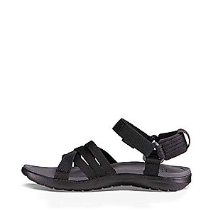 Teva Women's Sanborn Sandal, Black, 5 Medium US