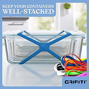 GRIFITI Band Joes X Cross Style 12" Assorted Color 10 Pack Big Strong Elastic Rubberbands Pressure Cooking, Office, Puzzles, Board Games Heat Cold UV Large Colorful Heavy Giant Silicone Rubber Bands