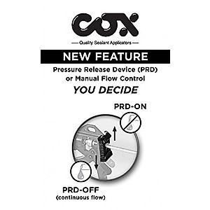 COX 41004 Chilton 10.3-Ounce Cartridge Rotating Cradle Manual Caulk Gun, Steel