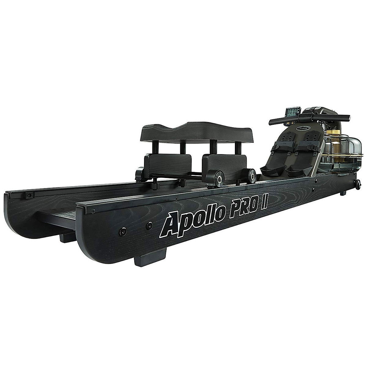First Degree Fitness Apollo II Reserve AR Indoor Water Rowing Machine, Black