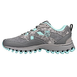 K-Swiss Women's Tubes Trail 200 Running Shoe, Steel Gray/Alloy/Blue Tint, 10 W