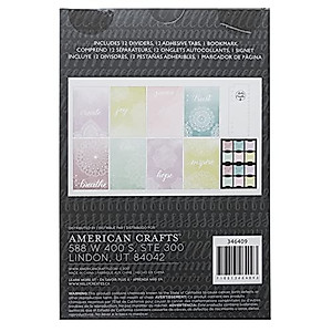 Kelly Creates 346409 25 Piece Traceable Divider, Multicolor