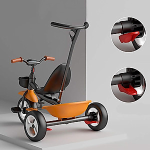 Trike for Kids Children Tricycle Children Push Trike, Multifunctional Kids Tricycle with Lighting，Safe Gift for 1-5 Years Old (Color : 11)