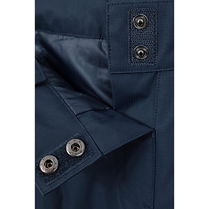 Mountain Warehouse Kids Winter Snow Pants, Reinforced Knees -Boys & Girls Ski Salopette Dark Blue 7-8 Years