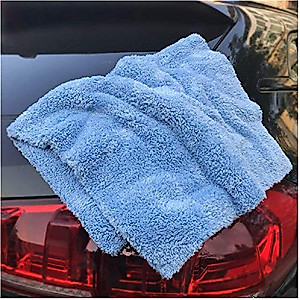Kingsheep 6Pack Car Microfiber Towel for Auto Thick Buffing Microfiber Cleaning Cloth 16"x16" Plush Polishing Drying Towels 450gsm Detailing Cloths