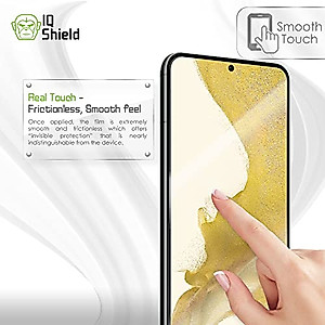 IQShield Screen Protector Compatible with Samsung Galaxy S22 (2-Pack) Anti-Bubble Clear TPU Film