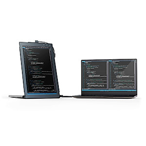 Mobile Pixels Portable Monitor 15.6" Duex Float Portable Stacked Monitor, Full HD IPS Touchscreen USB C/HDMI Laptop Screen Extender …