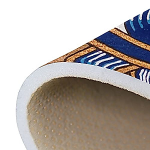 ALAZA Egyptian Papyrus Horus Eye Area Rug Rugs for Living Room Bedroom 5'3"x4'