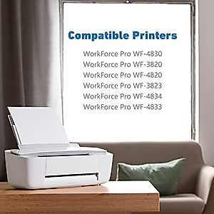 Weemay Remanufactured 822XL Ink Cartridge Combo Pack Replacement for Epson 822XL 822 T822 T822XL Ink Cartridge Compatible with Epson Workforce Pro WF-3820 WF-4830 WF-4820 WF-4833 Printer(4 Pack)