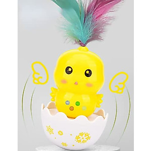 Bird Training Toy Parrot Funny Tumbler Puzzle Educational Toys, Bird Table Top Trick Prop Toy, Bird Foot Talon Toy for Cockatiel African Grey Cockatoo Eclectus Conures (B)