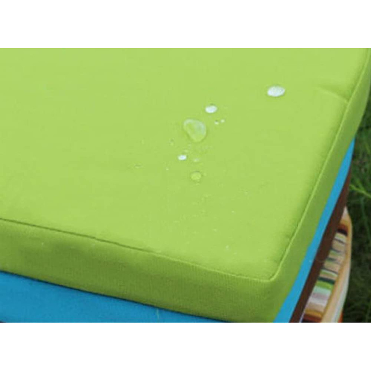 WanJing Outdoor Patio BenchSettee Cushion Slip Cover,Waterproof Garden Wicker Loveseat Furniture Pad,48 inch Fresco Bench Mat Swing Long Chair Pad Non-Skid Balcony Sofa Mat, Grey, 54x14