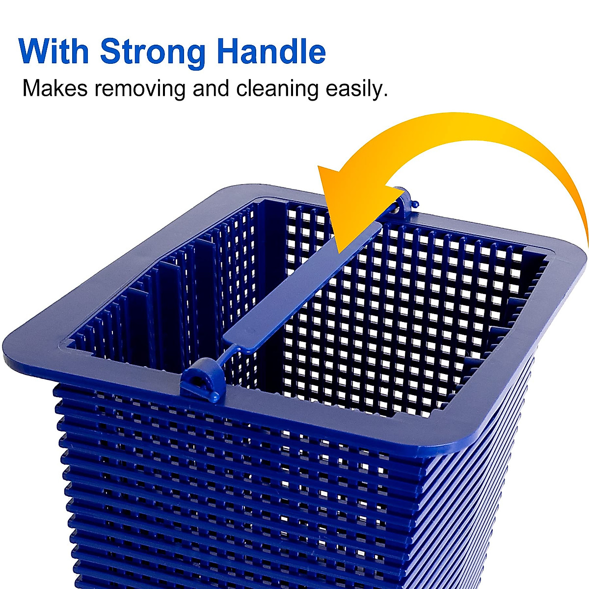 Porscan SPX1600M Skimmer Basket Fit for Hayward Super Pump - Replacement Strainer Pump Basket Compatible with Hayward SP2607X10 SP2615X20XE SP1615X20 Inground Pool Pump, Filter Basket Replaces SP1600M