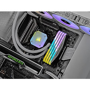 CORSAIR Vengeance RGB RT 32GB (4x8GB) DDR4 3600 (PC4-28800) C18 1.35V Desktop Memory