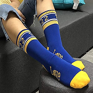 G2TUP 2 Pairs 1922 Poodles Gamma Rho SGRho Gifts Black Greek Sorority Big Little Socks (2 Pairs/Set, Mid Calf)