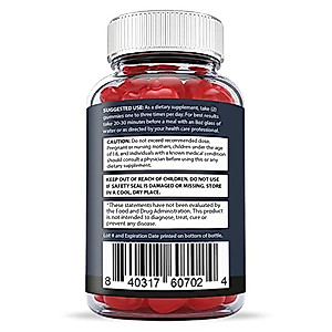 Justified Laboratories (2 Pack) Kickin Keto ACV Gummies 1000MG with Pomegranate Juice Beet Root B12 120 Gummys