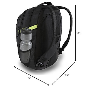 Fila Vertex Tablet and Laptop Backpack, Black, One Size