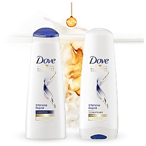 Dove Nutritive Solutions for Dry Hair, Intensive Repair, Deep Conditioner, 12 Fl Oz (Pack of 4)