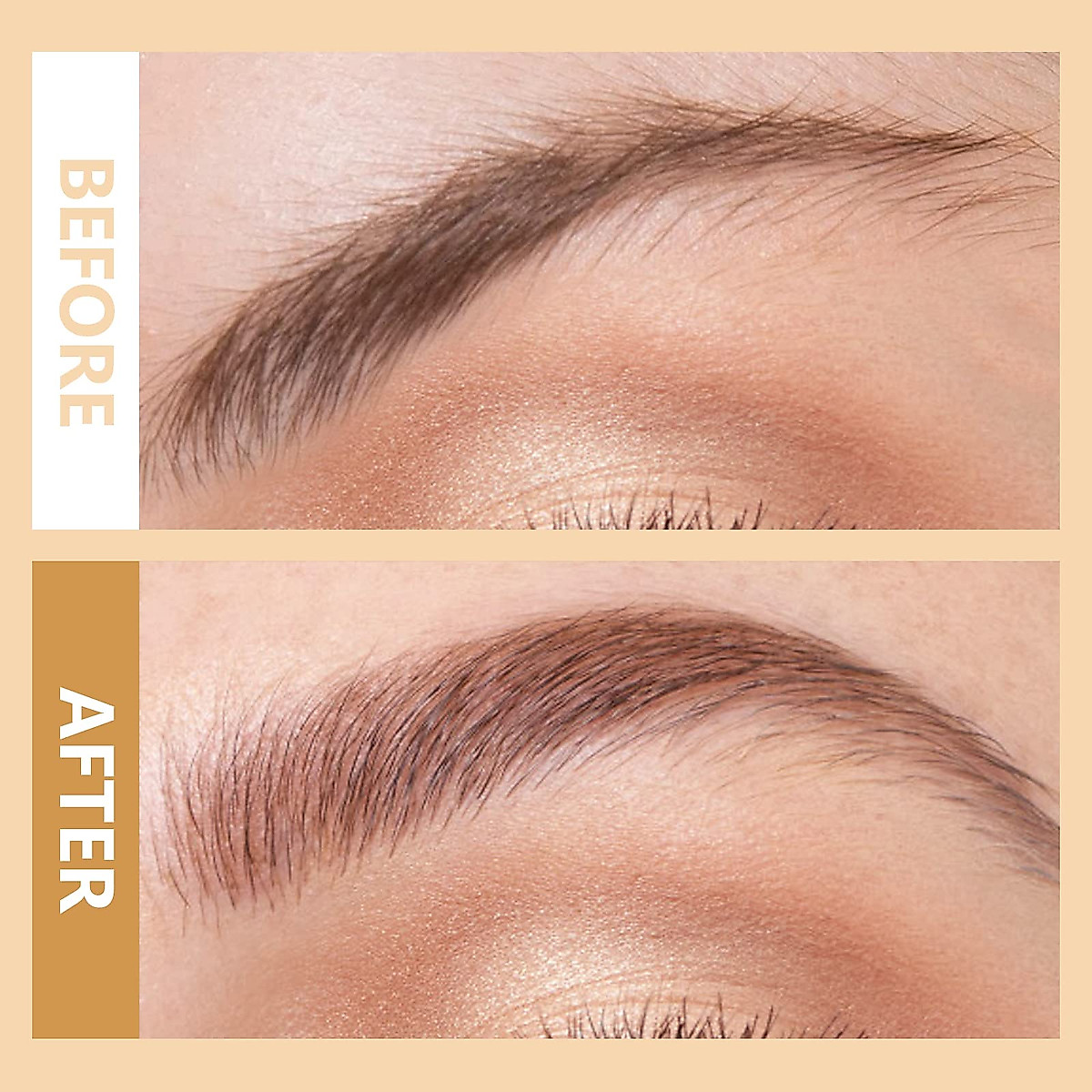 Eyebrow Stamp Stencil Kit 2 Colors and Eyebrow Gel Clear Kit Bundle