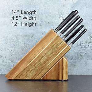 Wusthof Classic 7 Piece Knife Set with Acacia Block