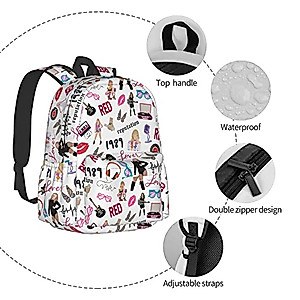 SHISHANGNX Music Backpack 16 Inch Lightweight Laptop Backpack Travel Bag