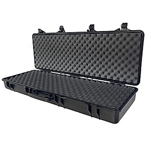 A&N TRIMEX Airsoft Rifle Case - Fits Rifles up to 42 Inches - Sturdy, Crushproof, Padlockable - High-Quality Polymer