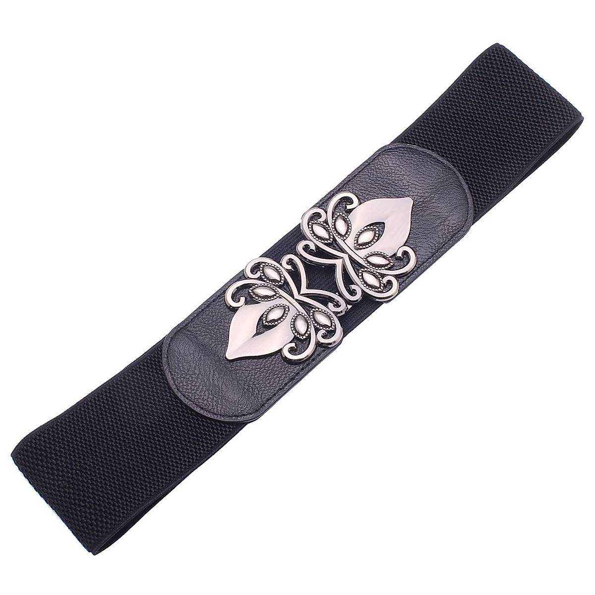 Syuer Womens Vintage Wide Elastic Stretch Waist Belt Retro Cinch Belt