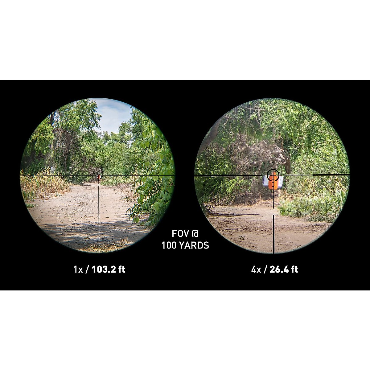 Monstrum G2 1-4x24 First Focal Plane FFP Rifle Scope with Illuminated BDC Reticle | Flat Dark Earth | ZR302 Quick Release Scope Mount | Bundle