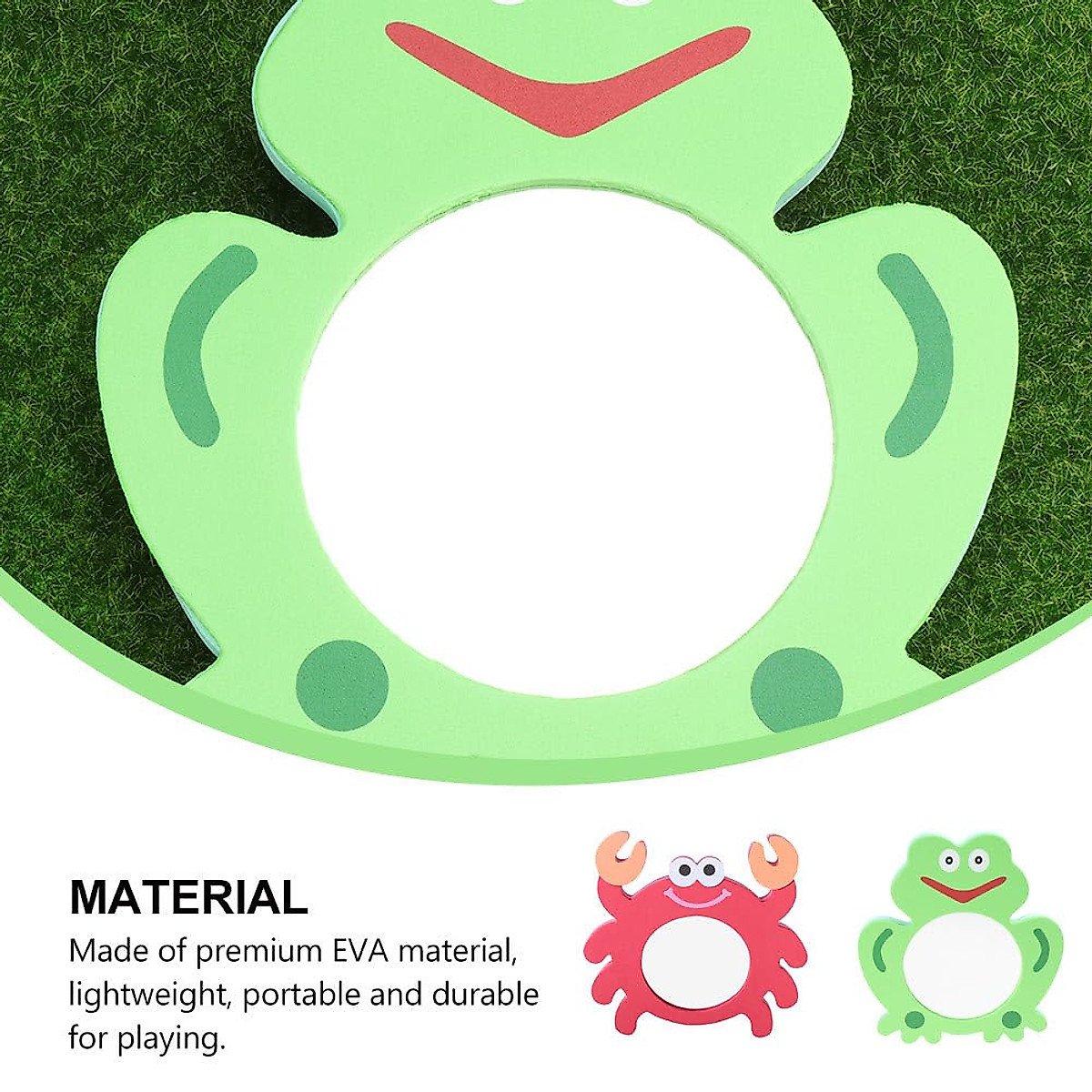 2pcs Mirror Bath Toy Baby Toddler Cartoon Frog Crab Mirror Bathing Plaything Water Toy for Kids Toddler