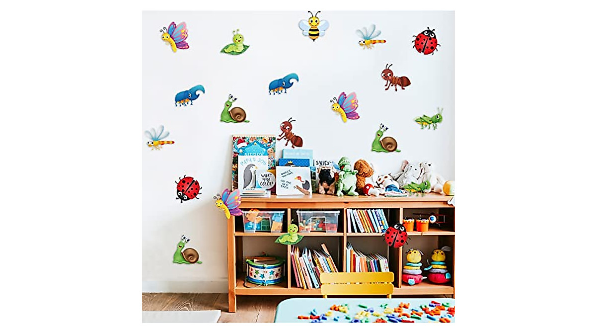 Vibrant 45 Pcs Insect Cutouts for Party Decor