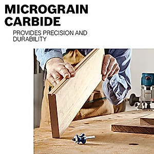 BOSCH 84600M 15/64 In. x 3/4 In. Carbide Tipped Plywood Mortising Bit
