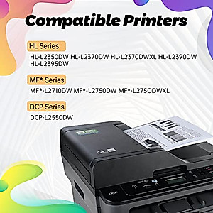 DSY360 Compatible Toner Cartridge Replacement for Brother TN760 TN-760 TN730 TN-730 to Use with Brother MFC-L2350DW MF-L2710DW MFC-L2750DW DCP-L2550D HL-L2370DW Printer (Black, 2-Pack)