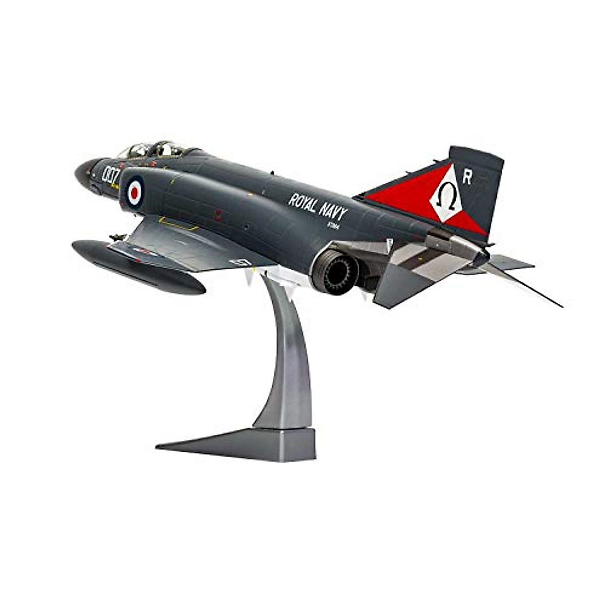 Corgi Diecast Mcdonnell Douglas Phantom FG.1 HMS Ark Royal 1:48 Military Aircraft Display Model AA27901, Black