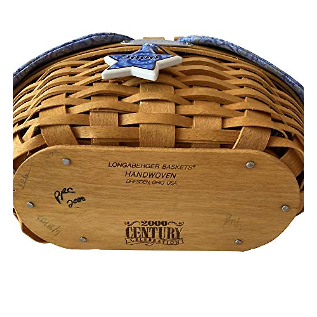 Longaberger 2000 Century Celebration Cheers Basket Combo (Warm Brown)