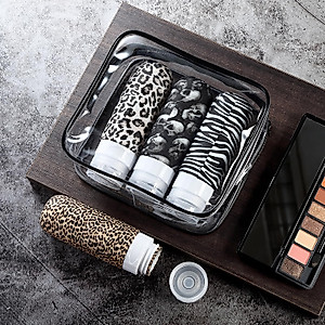 Mrsdry Travel Bottles Set for Toiletries 16 Pack, Leakproof Travel Containers for Toiletries TSA Approved Silicone Travel Accessories Squeezable Refillable 3oz, for Shampoo Conditioner Lotion