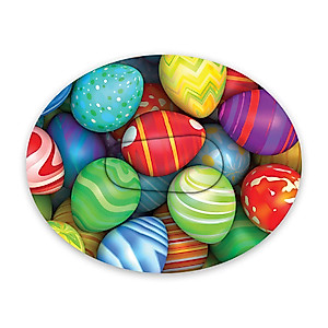 Dexcom G6 Easter Theme precut Adhesive Patches, 5 Pack. Split Backing.