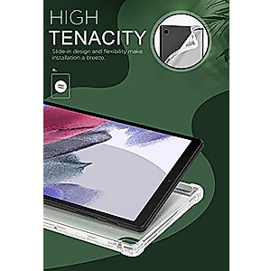 MoKo Case Fits Samsung Galaxy Tab A7 Lite 8.7-Inch 2021 Release Tablet Model SM-T225/T220/T227/T227U, Matte Soft Flexible FrostedTPU Skin Bumper Back Cover Shell, Matte