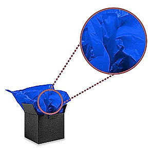 Lytio 100 Sheets Tissue Paper Aegean Blue Perfect for Gift Bags, Packing, Floral DIY Crafts (100 pcs, Aegean Blue)