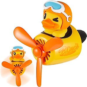 Duck Car Air Freshener Cute Diffuser Rotating Propeller Outlet Vent Fresheners Automotive Duck Air Fresheners Aromatherapy Ornament Car Accessories(Duck Style)