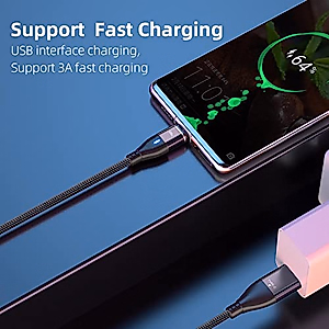 BoxWave Cable Compatible with Razer Blade Stealth 13 (2020) - MagnetoSnap PD AllCharge Cable (100W), Magnet PD 100W Charging Cable USB Type-C Micro USB for Razer Blade Stealth 13 (2020) - Jet Black