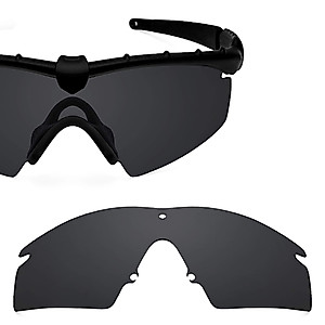 Revant Replacement Lenses for Oakley M Frame 2.0 Strike sunglasses, UV Protection, Anti-Scratch and Impact Resistant, Non-Polarized Stealth Black