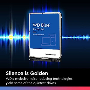 Western Digital 1TB WD Blue Mobile Hard Drive HDD - 5400 RPM, SATA 6 Gb/s, 128 MB Cache, 2.5" - WD10SPZX