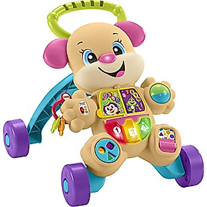 Fisher-Price Laugh & Learn Baby & Toddler Toy Smart Stages Learn With Sis Walker, Educational Music Lights And Activities