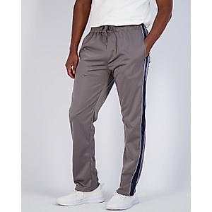 3 Pack: Mens Sweatpants Open Bottom Baggy Track Pants Active Athletic Workout Gym Training Tech Fleece Tapered Slim Tiro Tricot Wide Leg Sports Running Casual Quick Dry Fit Soccer Casual-Set 5,XXL