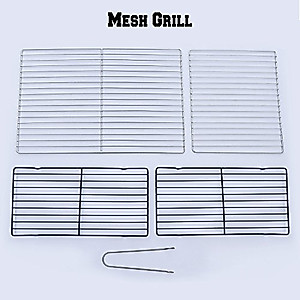 BenefitUSA Foldable Large Stainless Steel Barbecue Charcoal BBQ Grill Kabob Shashlik Cooking Stove