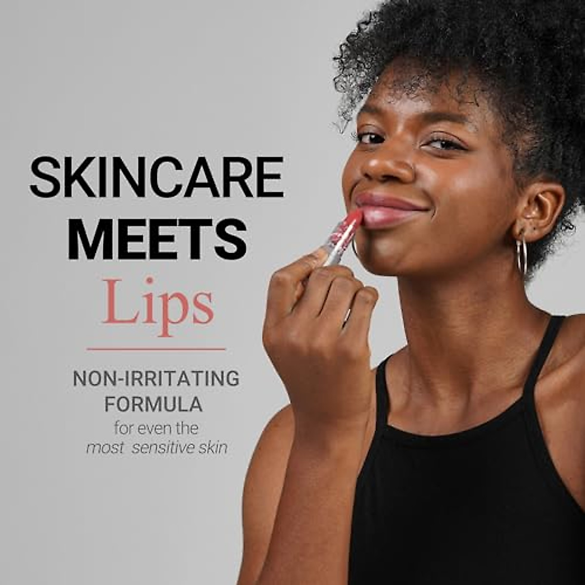 YULIP Lipstick - Korean Makeup, Organic, Clean Beauty, Paraben-Free, Natural Lipstick, Fragrance-Free, Moisturizing and Revitalizing Lipstick - Iconic