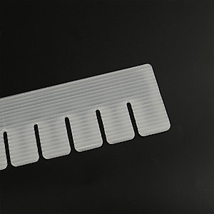 uxcell Plastic DIY Grid Drawer Divider Household Organizer 15 Pcs