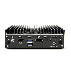 Protectli Vault Pro VP2420-4 Port, Firewall Micro Appliance/Mini PC - Intel Celeron J6412, 2.5G Ports, DDR4 RAM, M.2 SATA SSD Storage, AES-NI, 8GB RAM, 120GB SSD