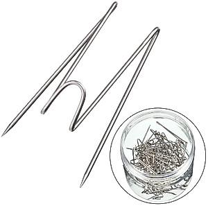 Fabric Panel Wall Hooks Panel Wire Hooks with Clear Storage Box for Interior or Exterior Decor at Home, School, Office, DIY for Party or Holiday (36)