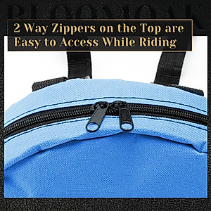 Bloomoak Phone Pommel Saddle Bag for Horse, Durable Saddle Sack for Trail Riding, Water Resistant Saddle Pouch for Holding Riding Gear (Royal Blue)